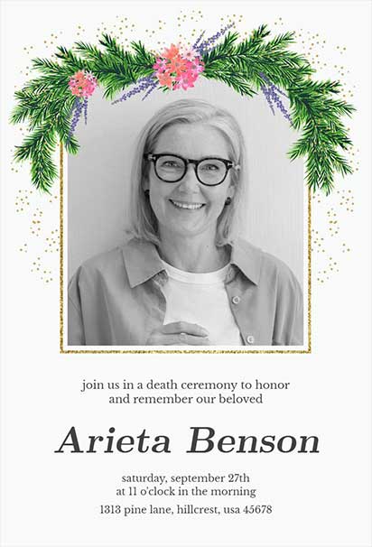 30+ Funeral Invitation Templates for 2025 | Ideas & Trends