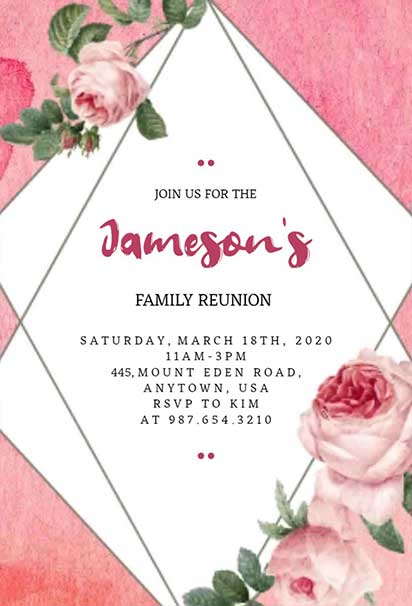 20+ Family Reunion Invitation Templates 2025 | Ideas & Trends