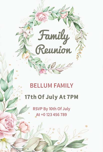 20+ Family Reunion Invitation Templates 2025 | Ideas & Trends