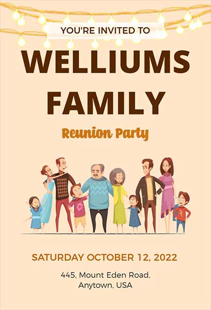 20+ Family Reunion Invitation Templates 2025 | Ideas & Trends
