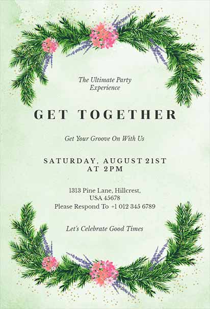 30+ Get Together Invitation Templates for 2025 | Ideas