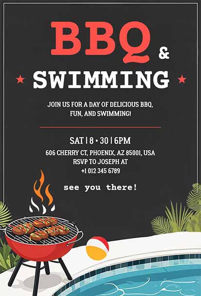 40+ Free BBQ Party Invitation Templates | Ideas & Trends