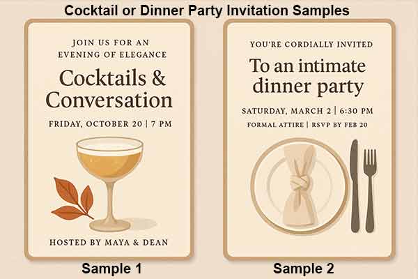 Invitation Wording Ideas for All Occasions