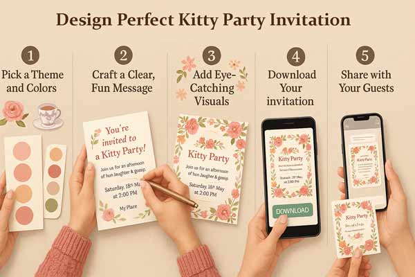 Top Kitty Party Invitations Design Ideas and Tips