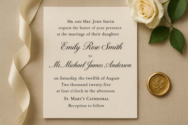 Best Simple Wedding Invitations Design Ideas and Tips