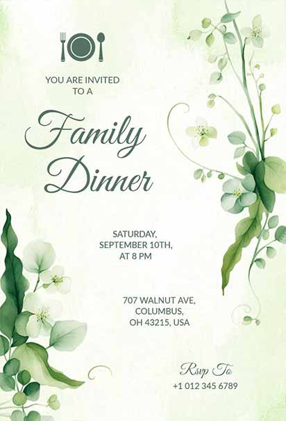 40+ Editable Dinner Party Invitation Templates & Ideas 2025