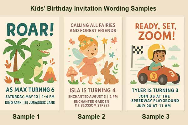 Invitation Wording Ideas for All Occasions