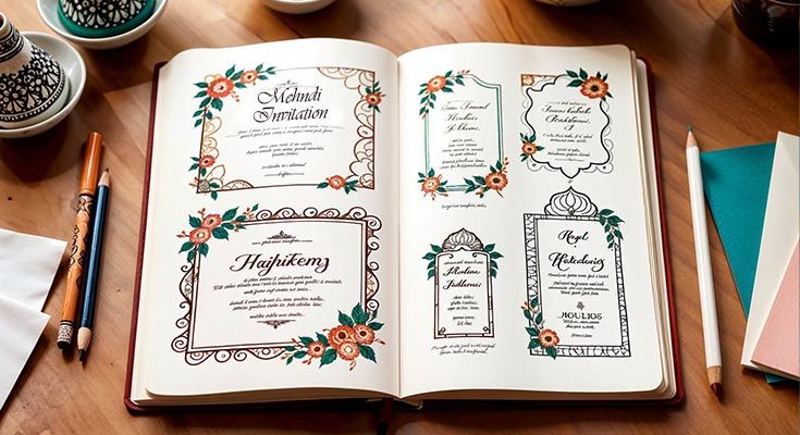 Best Mehndi Invitations Design Ideas and Tips