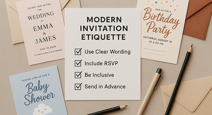 Modern Invitation Etiquette for Every Occasion
