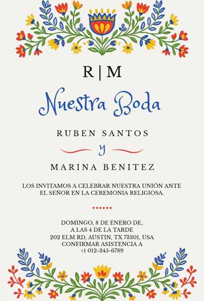 Invitation In Spanish Language