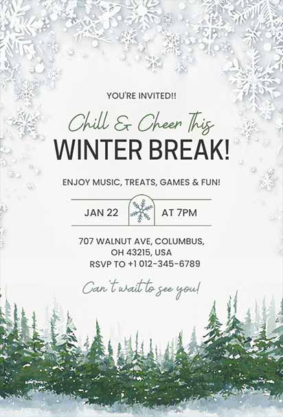 20+ Holiday Party Invitation Templates [2026] | Festive Ideas