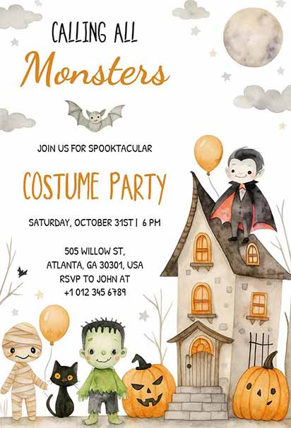 20+ Free Halloween Invitation Templates [2026] | Ideas & Trends