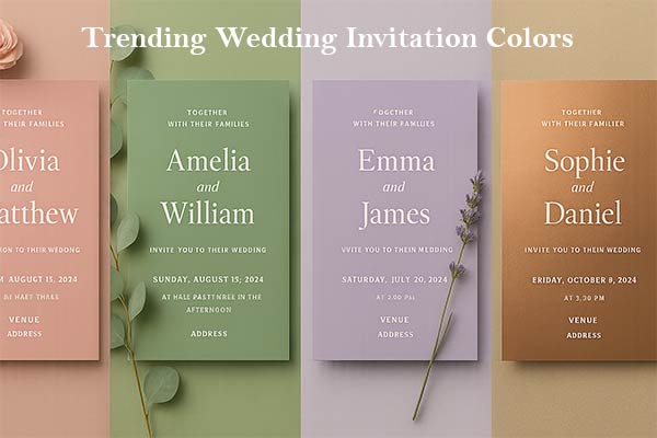 Top Wedding Invitation Trends for 2025 to Impress Guests
