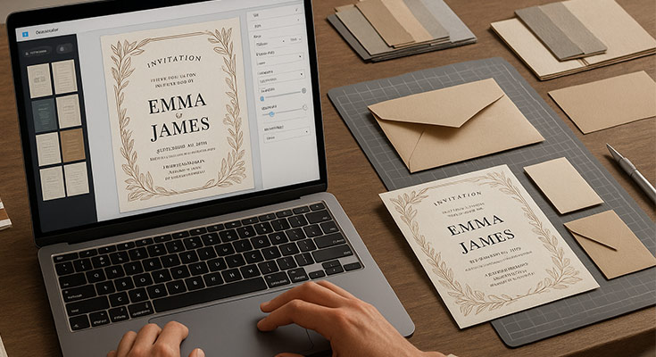 Invitation Card Maker: Create Professional Physical Cards