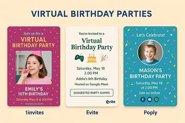Top Photo Invitation Makers for Virtual Celebrations