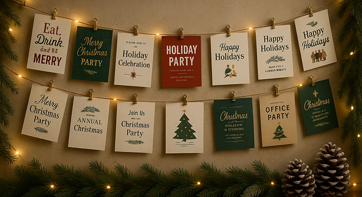 Christmas Party Invitation Wording: 20+ Examples 2025