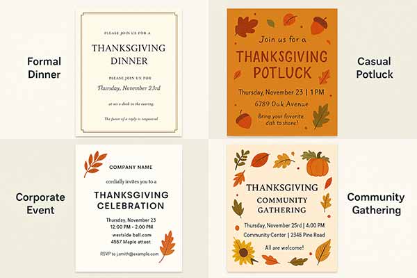 Best Thanksgiving Invitation Designs: Top 15 Ranked