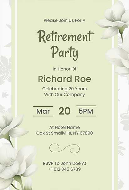 40+ Retirement Invitation Templates for 2026 | Ideas & Trends