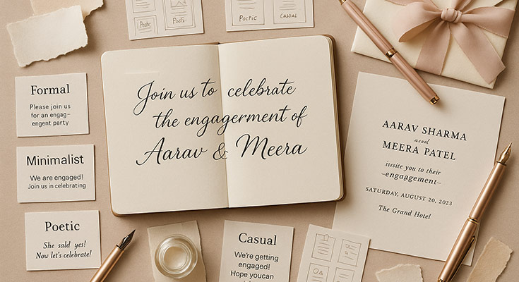 Engagement Invitation Wording: What to Write & How