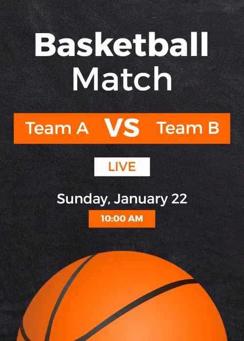 Basketball Invitation Templates - Trending Designs & Ideas