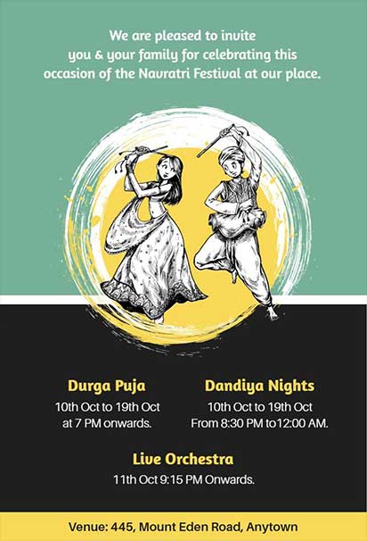 20+ Free Navratri Invitation Templates 2025 | Ideas & Trends