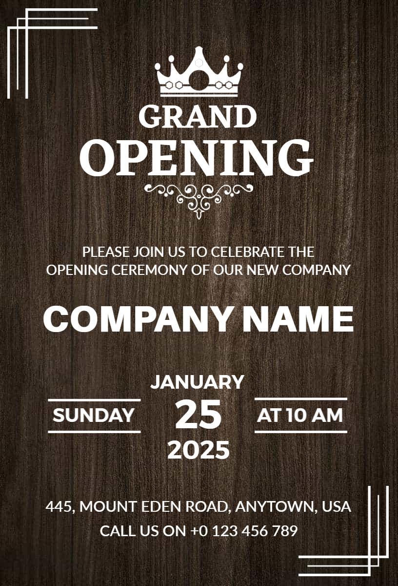 25+ Grand Opening Invitation Templates | Latest Ideas & Trends