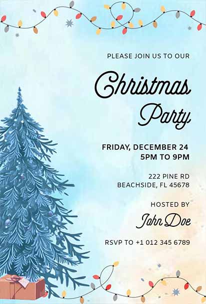 Free Christmas Invitation Templates - Latest Design Ideas (2025)