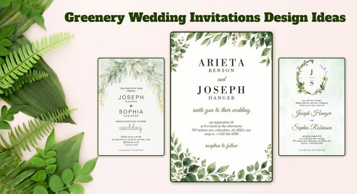 Top Greenery Wedding Invitations Design Ideas And Tips