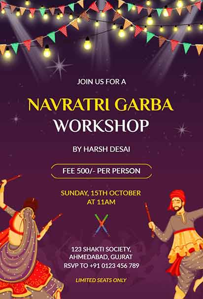 20+ Free Navratri Invitation Templates 2025 | Ideas & Trends