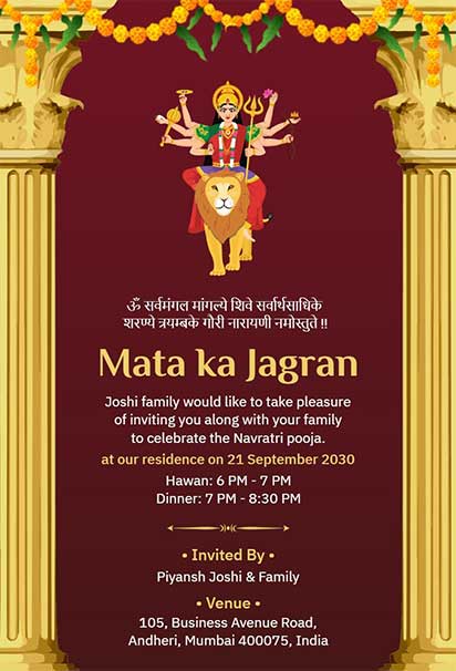 20+ Free Navratri Invitation Templates 2025 | Ideas & Trends