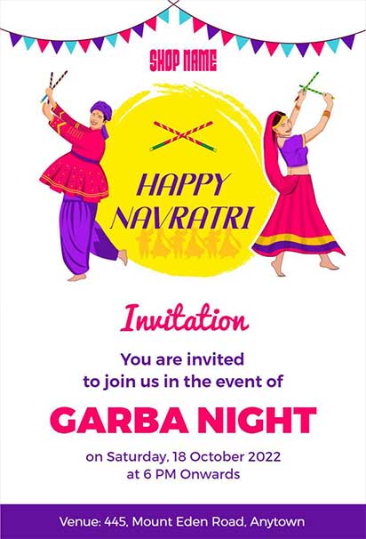 20+ Free Navratri Invitation Templates 2025 | Ideas & Trends