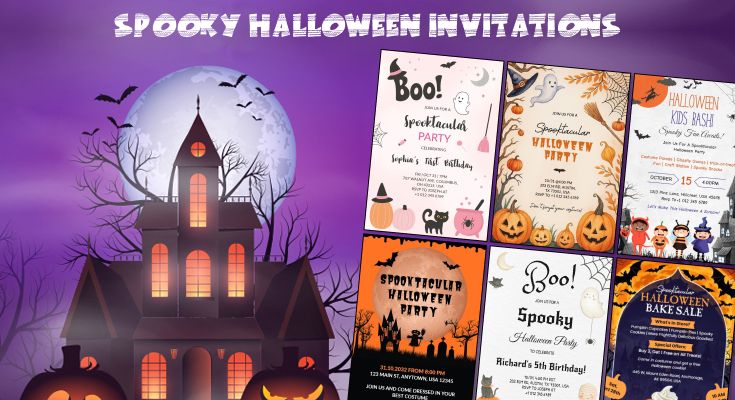 Custom Spooky Halloween Invitation Templates | Latest Ideas