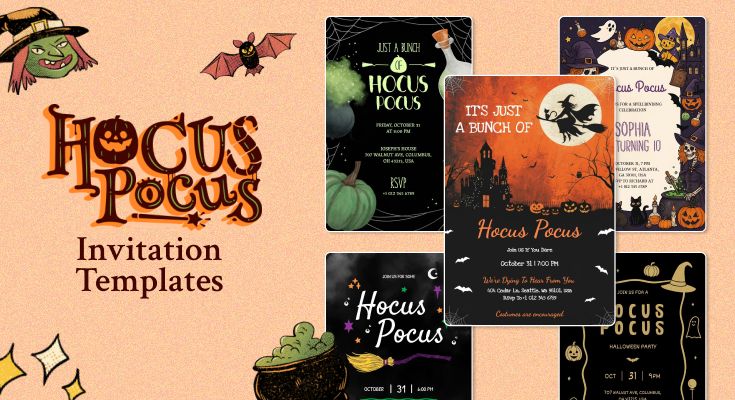 Editable Hocus Pocus Invitation Templates 2025 | latest ideas