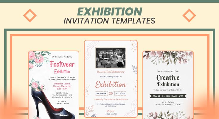Exhibition Invitation Templates - 15+ Editable Designs & Ideas