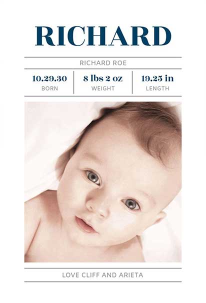 Birth Announcement Templates - 15+ Customizable Designs